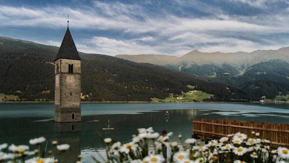Resia søen i Alto Adige